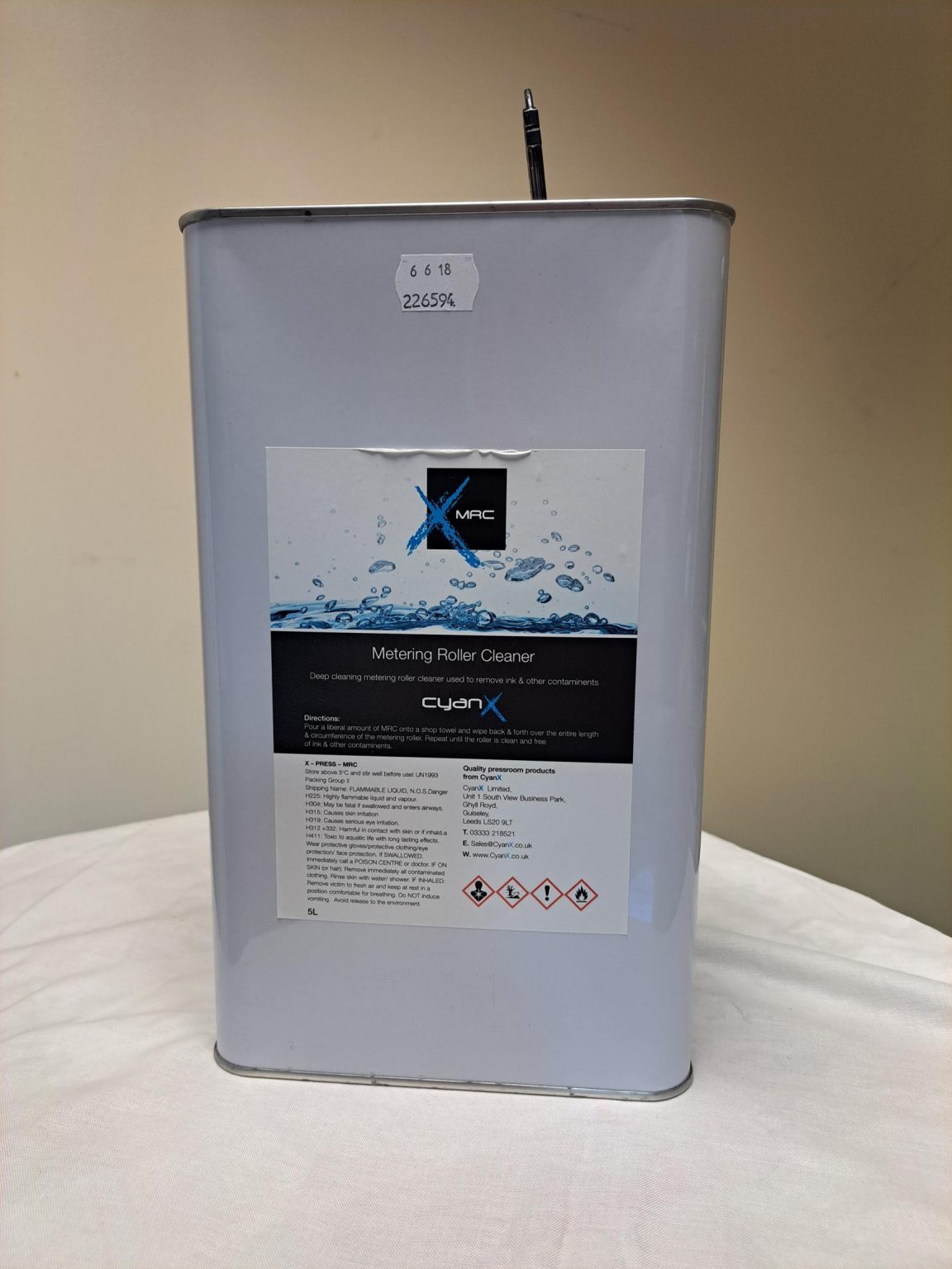 Special offer: MRC 5L x 4, metre roller cleaner - CyanX